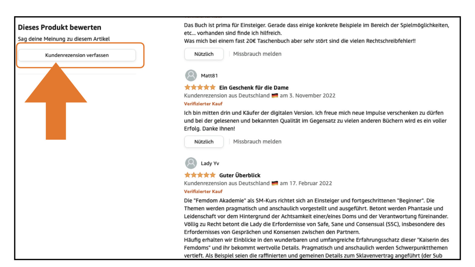 Buch bewerten - LADY SAS